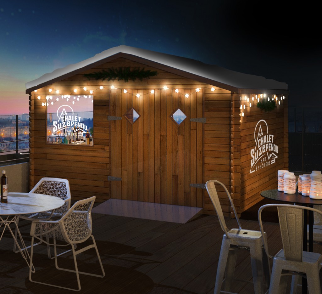 Chalet Suzependu : le bar d'hiver de Suze au Perchoir