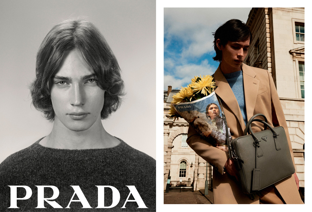 Dans sa dernière campagne, Prada le dit avec des fleurs